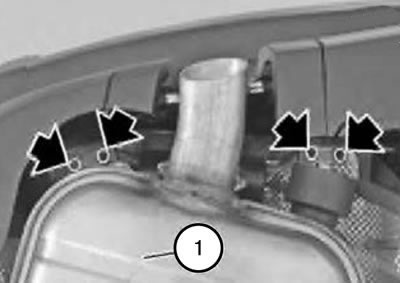 Exhaust system assembly (N46 engine) (BMW X3 E83 2003-2010: Power unit ...