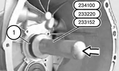 Input shaft seal (GS 6 — 37 bz/dz) (BMW X3 E83 2003-2010: Transmission ...