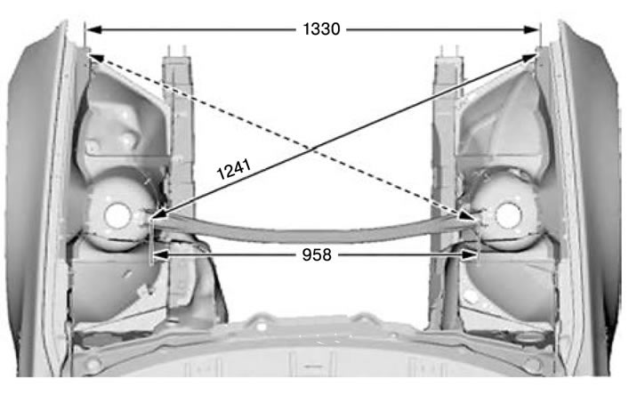 Control dimensions of the body (BMW X3 E83 2003-2010: Body: Exterior)